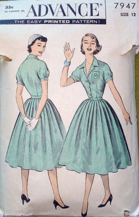 Advance 7947 | Vintage Sewing Patterns | Fandom
