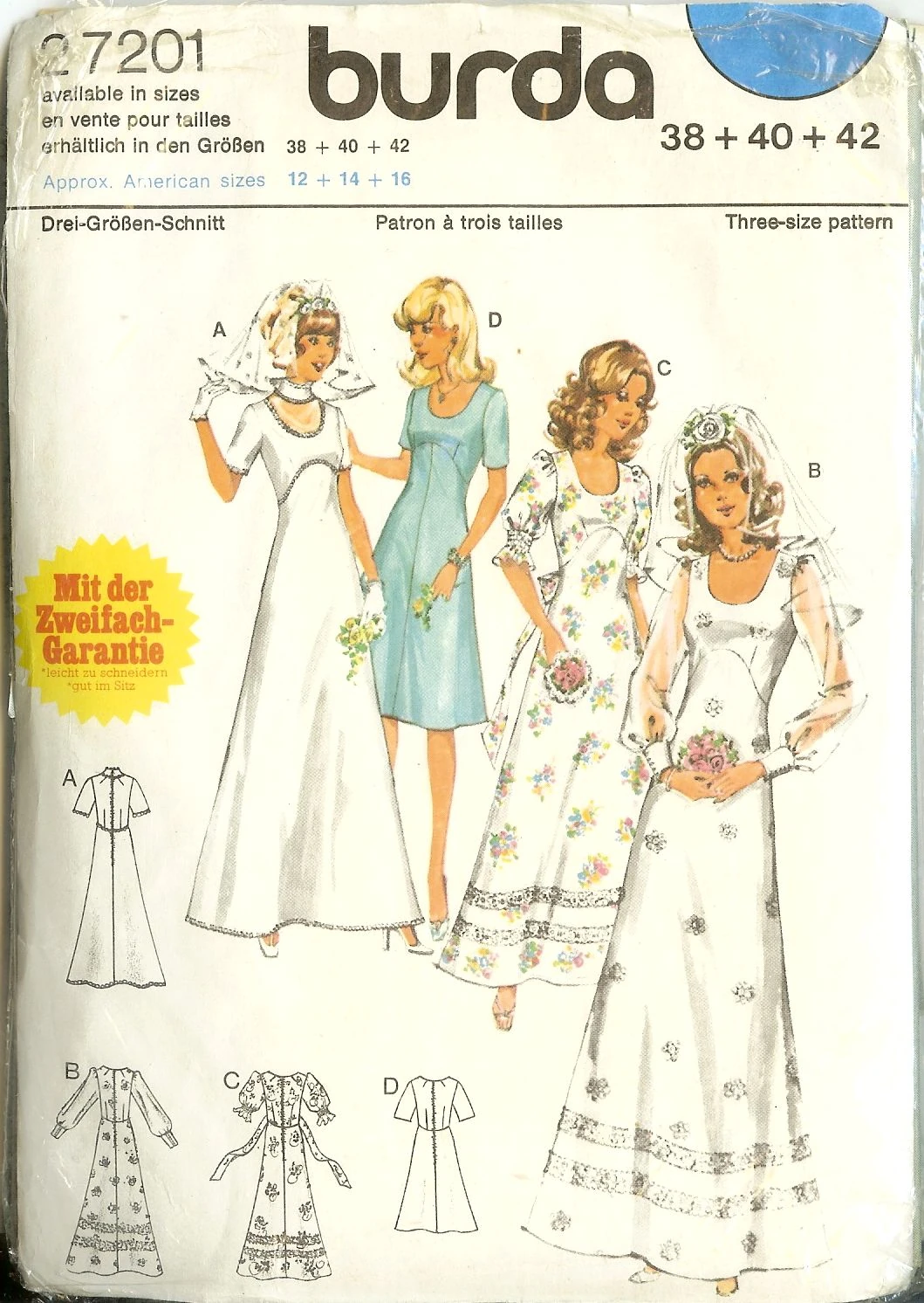 Burda 27201 | Vintage Sewing Patterns | Fandom
