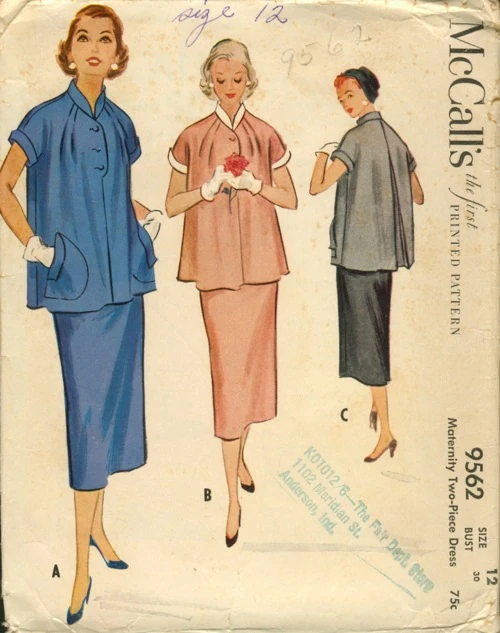 McCall's 9562 | Vintage Sewing Patterns | Fandom