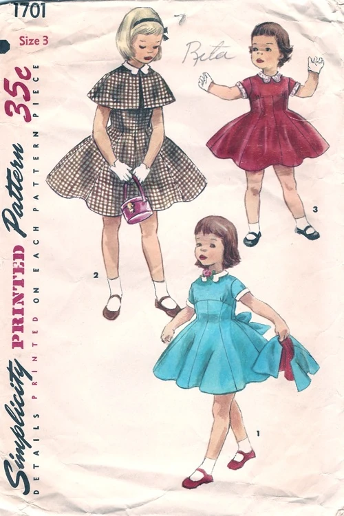Simplicity 1701 | Vintage Sewing Patterns | Fandom