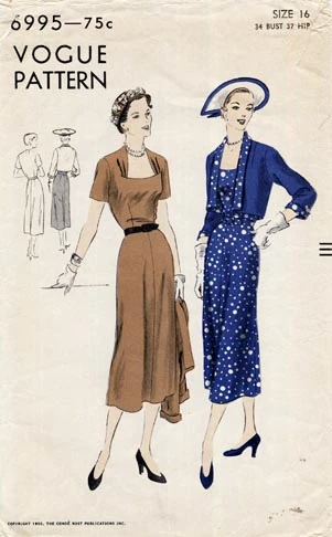 Vogue 6995 | Vintage Sewing Patterns | Fandom