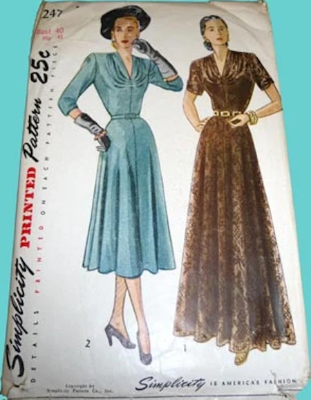 Simplicity 2247 A | Vintage Sewing Patterns | Fandom