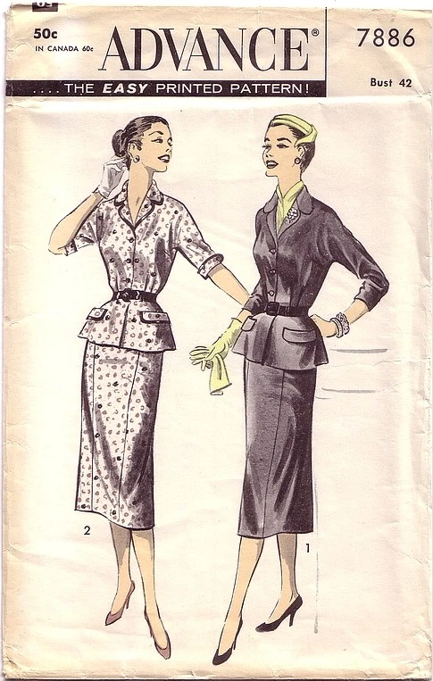 Advance 7886 | Vintage Sewing Patterns | Fandom