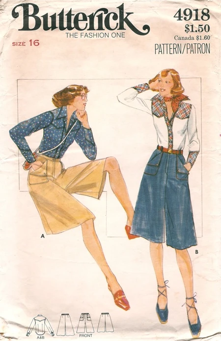 Butterick 4918 | Vintage Sewing Patterns | Fandom