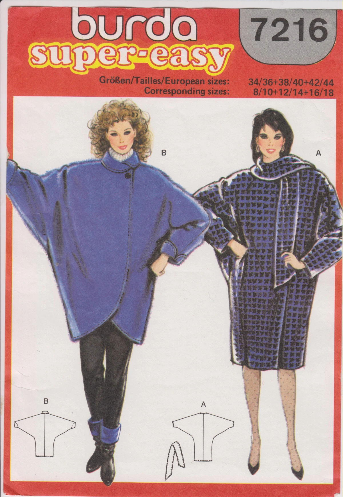 Burda 7216 | Vintage Sewing Patterns | Fandom