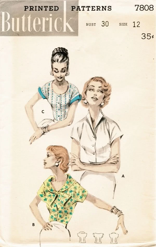 Butterick 7808 | Vintage Sewing Patterns | Fandom