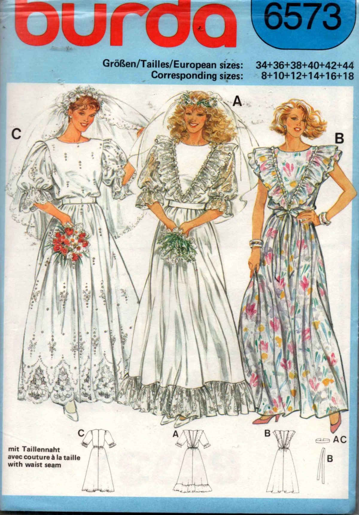 Burda 6573 | Vintage Sewing Patterns | Fandom