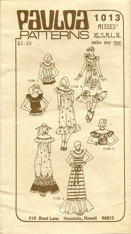 Pauloa 1013 | Vintage Sewing Patterns | Fandom