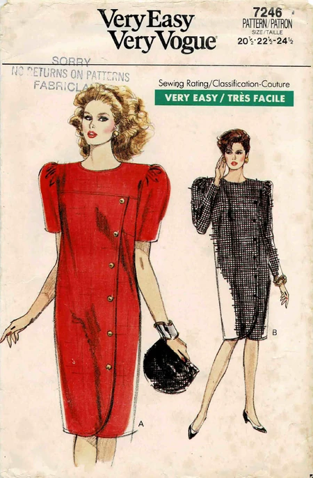 Vogue 7246 C | Vintage Sewing Patterns | Fandom