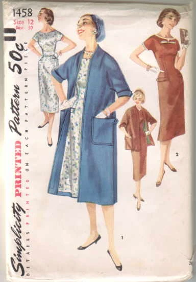 Simplicity 1458 | Vintage Sewing Patterns | Fandom