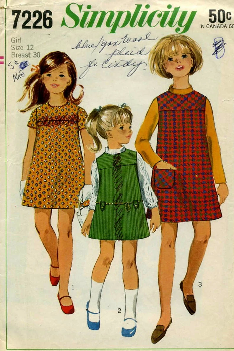 Simplicity 7226 A | Vintage Sewing Patterns | Fandom