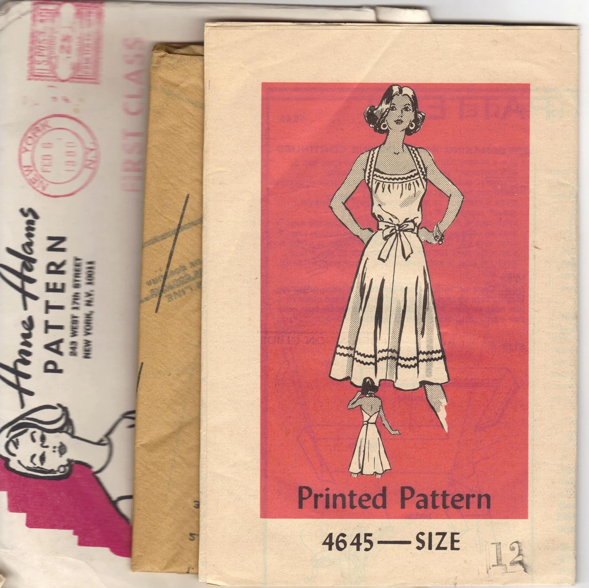 Anne Adams 4645 | Vintage Sewing Patterns | Fandom