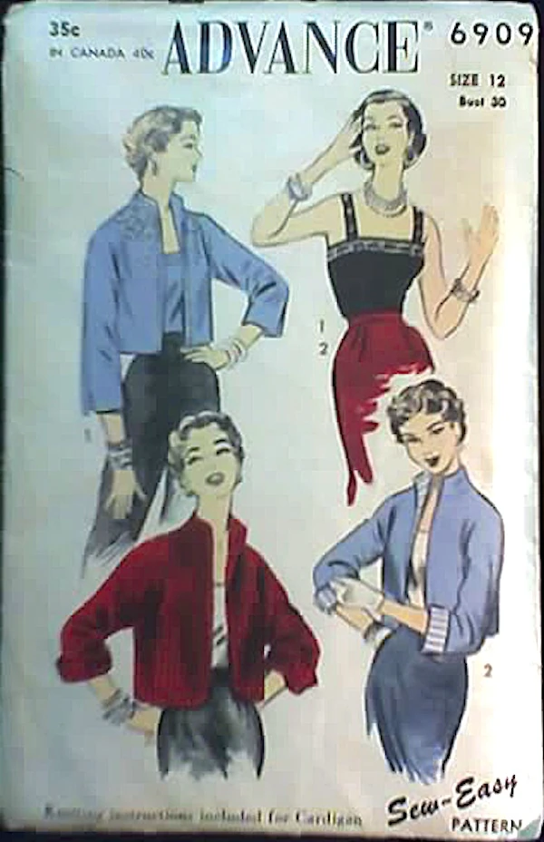 Advance 6909 | Vintage Sewing Patterns | Fandom