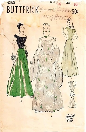 Butterick 4268 | Vintage Sewing Patterns | Fandom