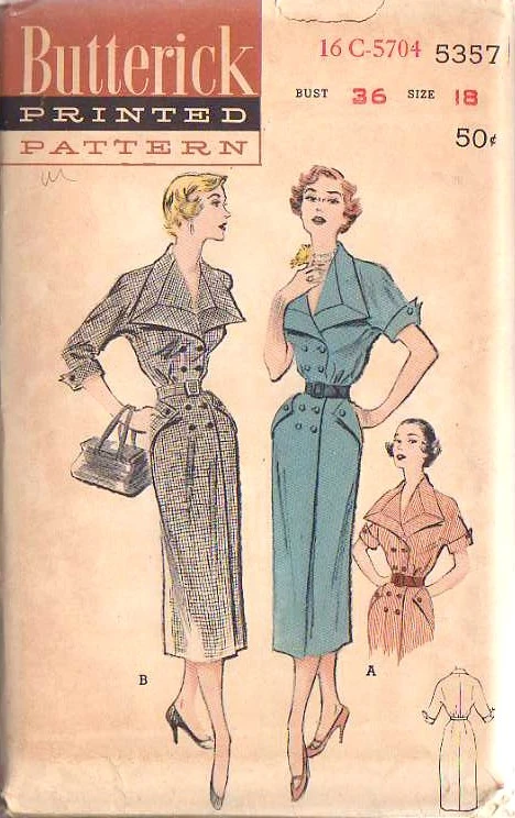 Butterick 5357 | Vintage Sewing Patterns | Fandom