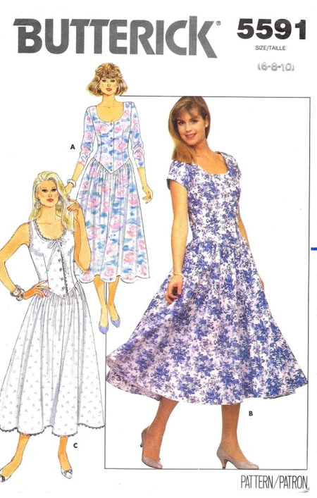 Butterick 5591 A | Vintage Sewing Patterns | Fandom