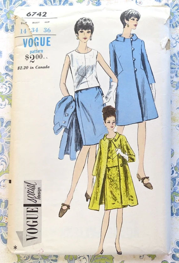 Vogue 6742 A | Vintage Sewing Patterns | Fandom