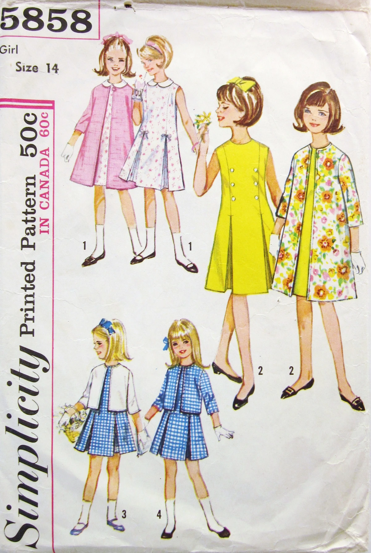 Simplicity 5858 B | Vintage Sewing Patterns | Fandom
