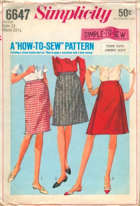 Simplicity 6647 | Vintage Sewing Patterns | Fandom