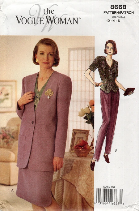 Vogue 8668 C | Vintage Sewing Patterns | Fandom