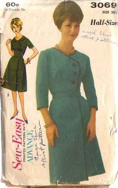 Advance 3069 | Vintage Sewing Patterns | Fandom