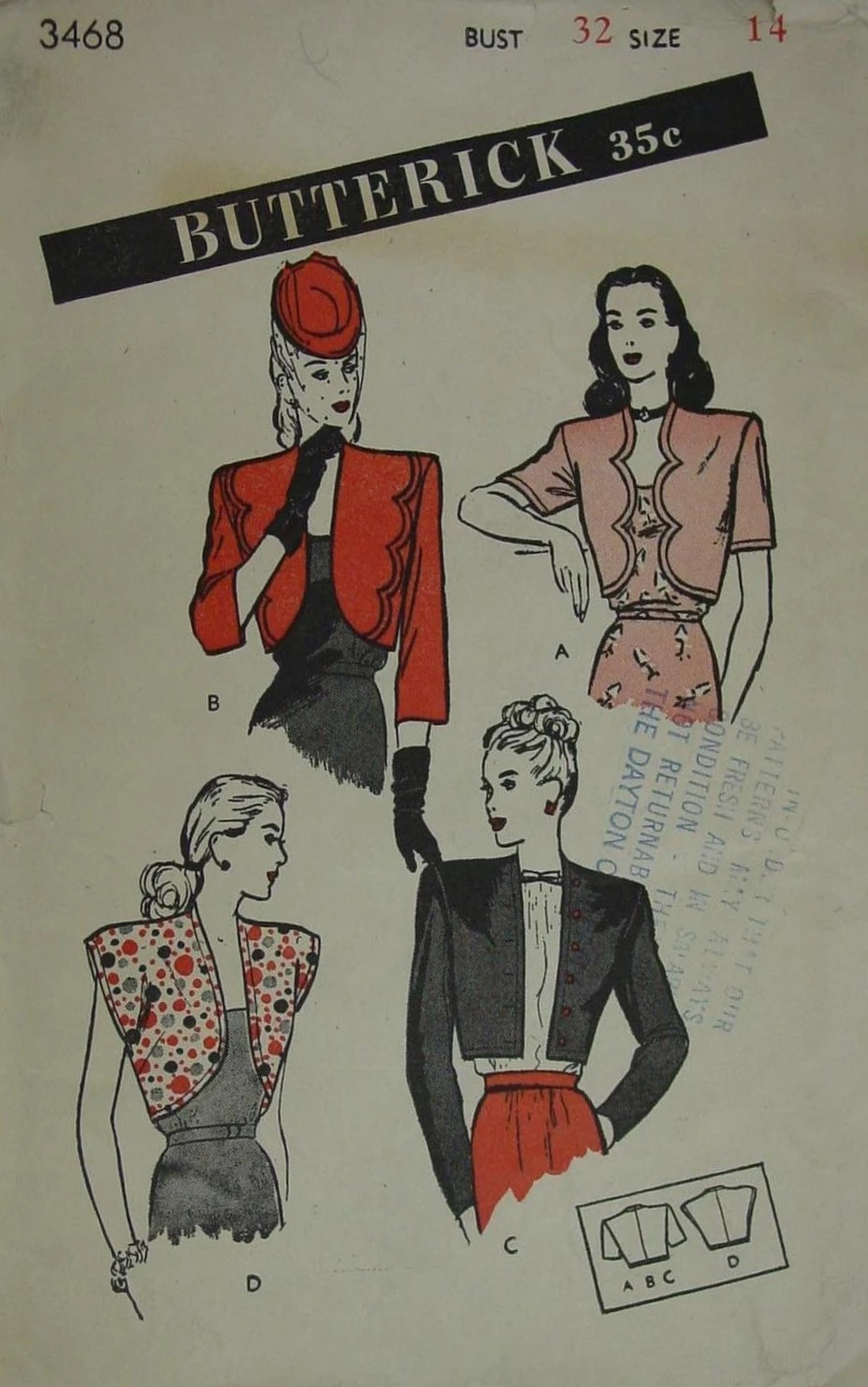 Butterick 3468 B | Vintage Sewing Patterns | Fandom