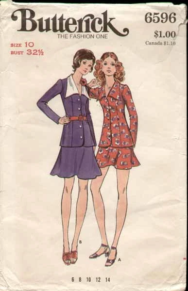 Butterick 6596 A | Vintage Sewing Patterns | Fandom