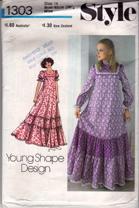 Style 1303 | Vintage Sewing Patterns | Fandom