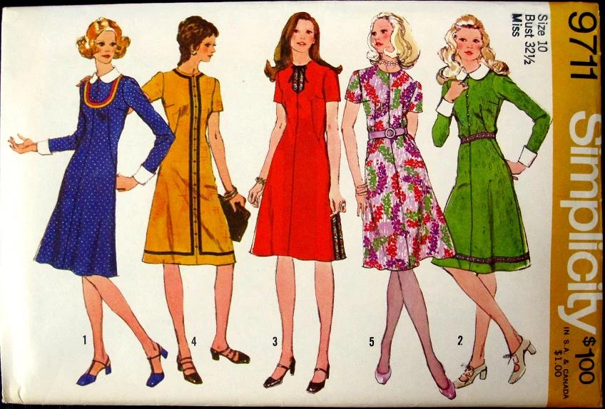 Simplicity 9711 | Vintage Sewing Patterns | Fandom