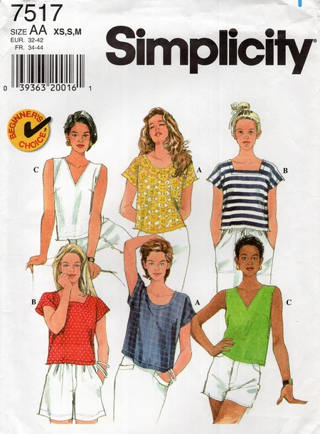 Simplicity 7517 C | Vintage Sewing Patterns | Fandom
