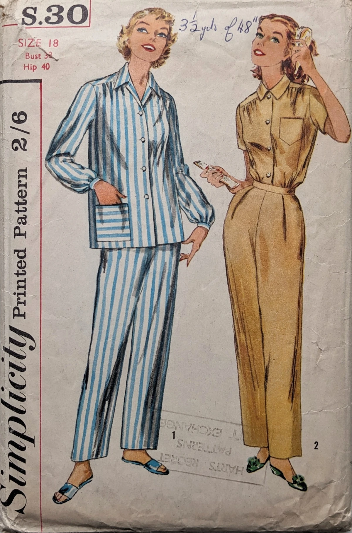 Simplicity S.30 | Vintage Sewing Patterns | Fandom
