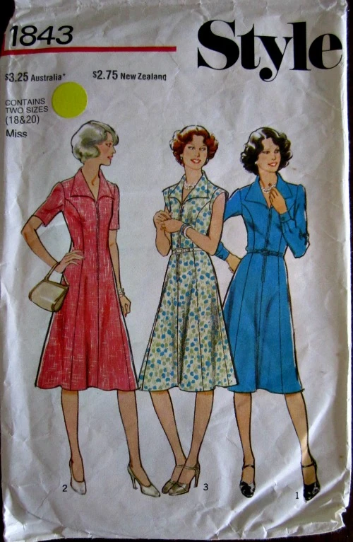 Style 1843 | Vintage Sewing Patterns | Fandom