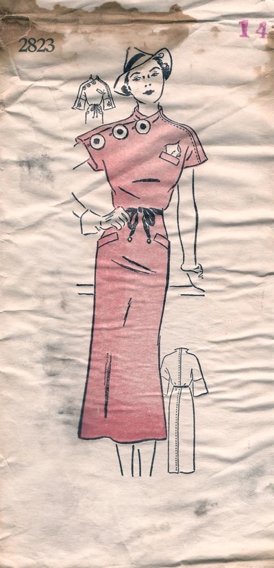 Unknown 2823 | Vintage Sewing Patterns | Fandom
