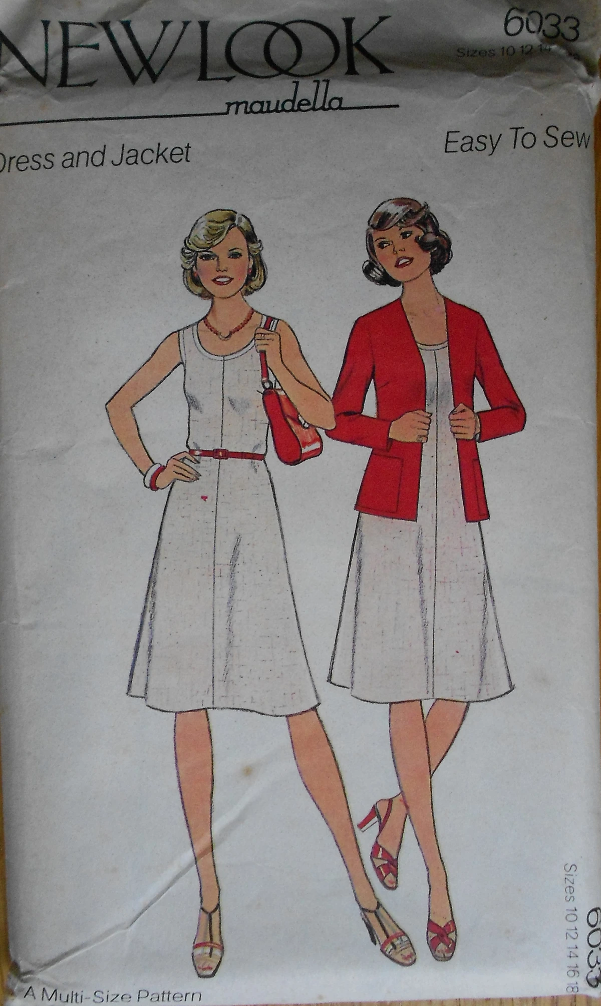 New Look 6033 A | Vintage Sewing Patterns | Fandom