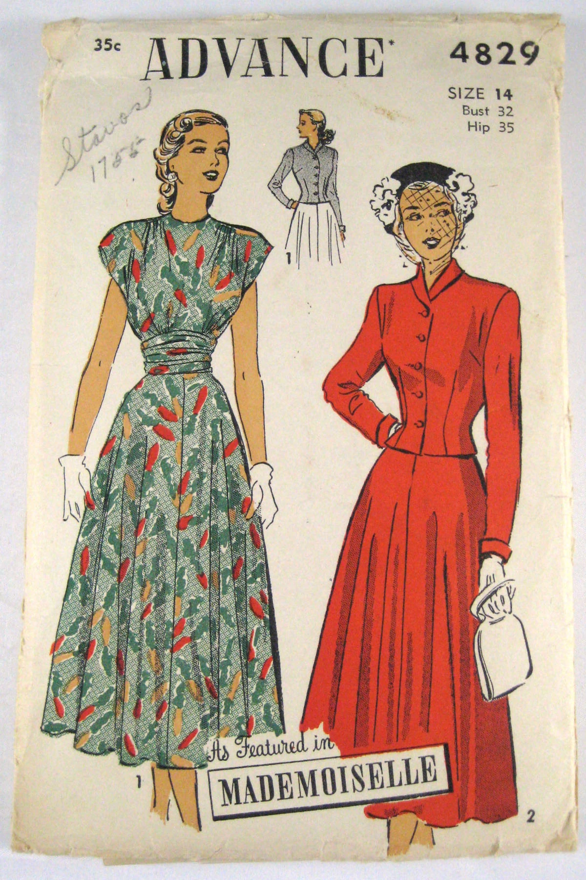 Advance 4829 | Vintage Sewing Patterns | Fandom