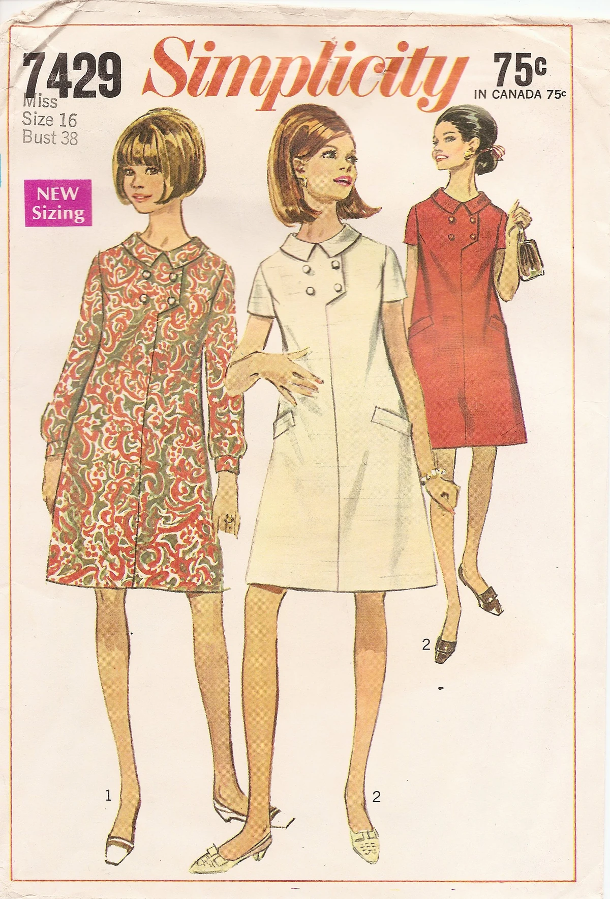 Simplicity 7429 | Vintage Sewing Patterns | Fandom