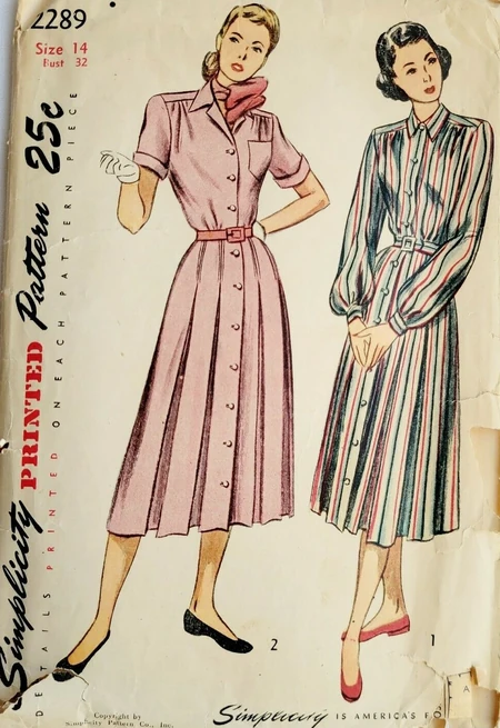 Simplicity 2289 B | Vintage Sewing Patterns | Fandom