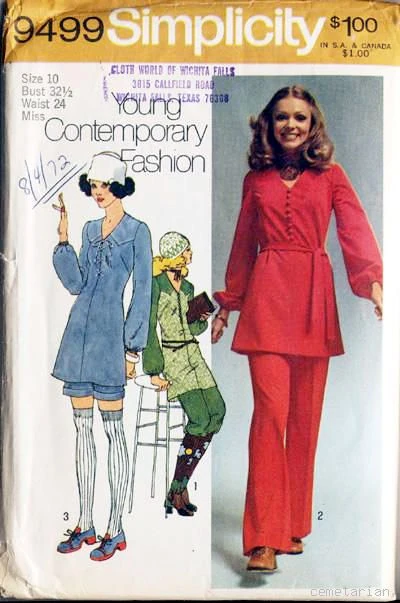 Simplicity 9499 | Vintage Sewing Patterns | Fandom