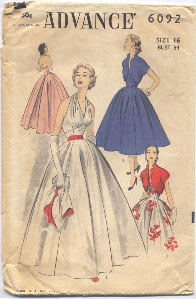 Advance 6092 | Vintage Sewing Patterns | Fandom