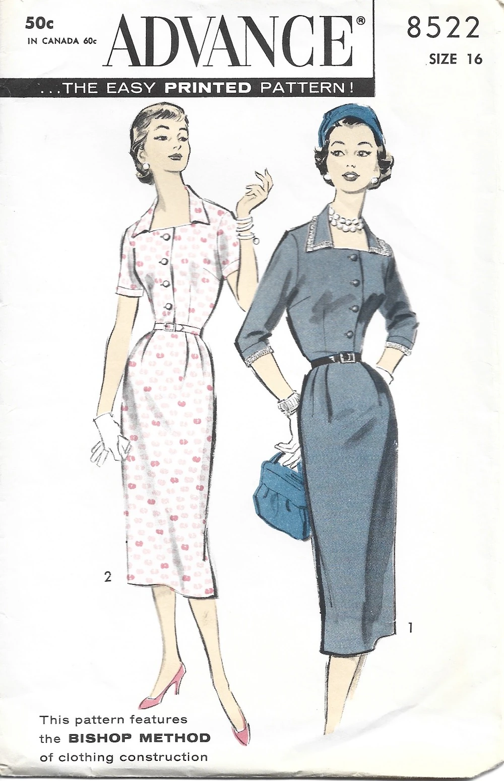 Advance 8522 | Vintage Sewing Patterns | Fandom