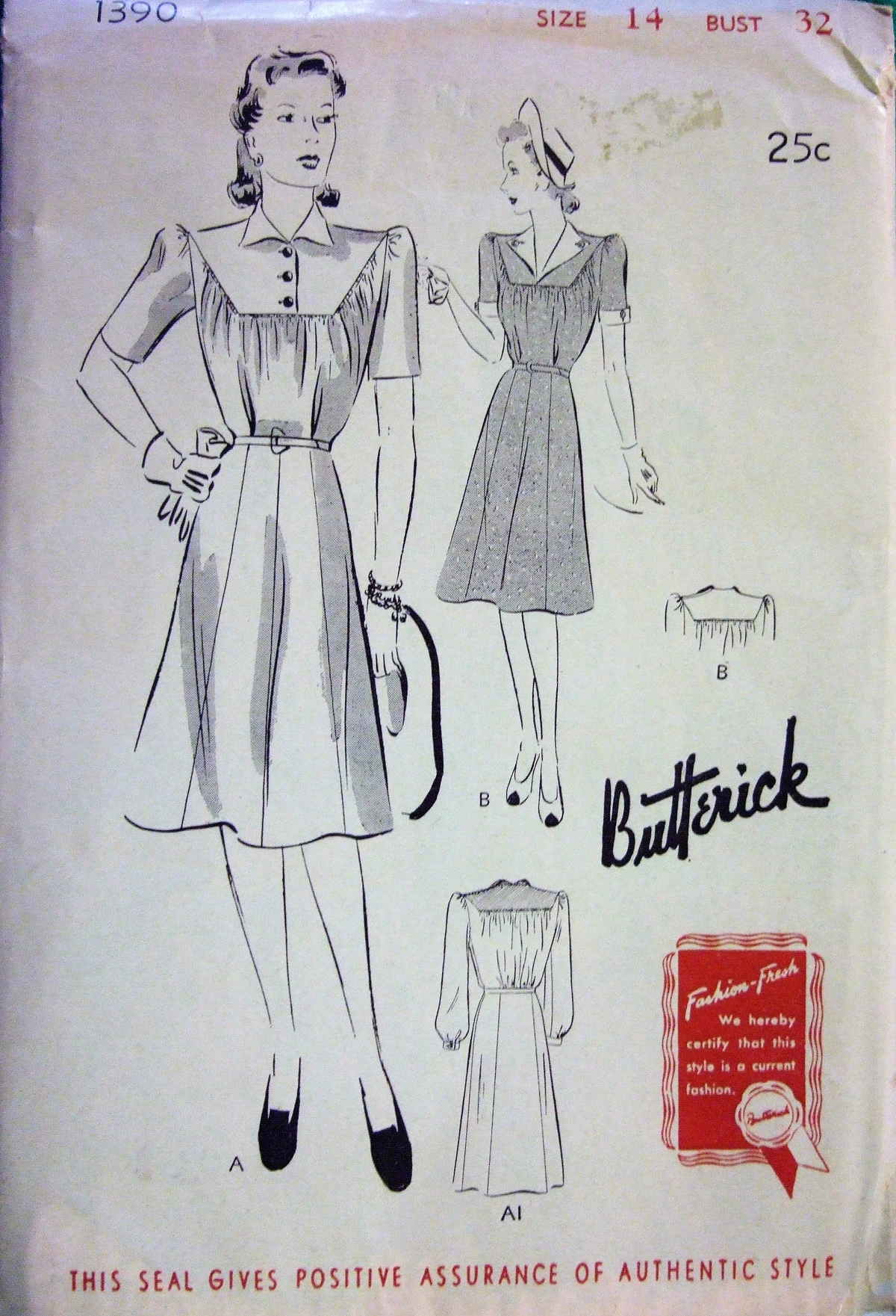 Butterick 1390 | Vintage Sewing Patterns | Fandom