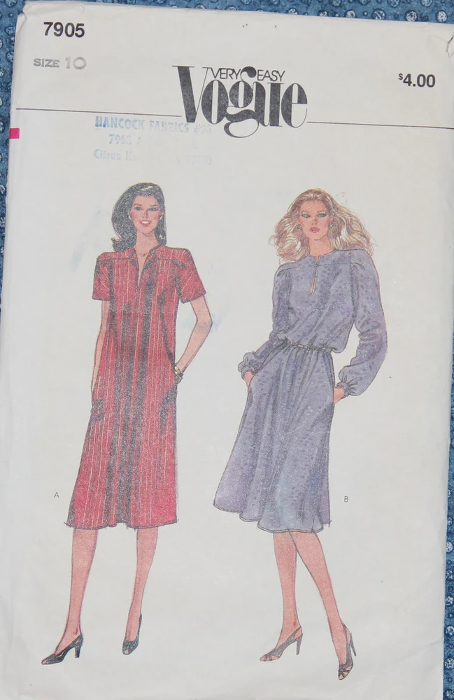 Vogue 7905 B | Vintage Sewing Patterns | Fandom