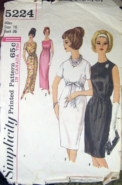 Simplicity 5224 | Vintage Sewing Patterns | Fandom