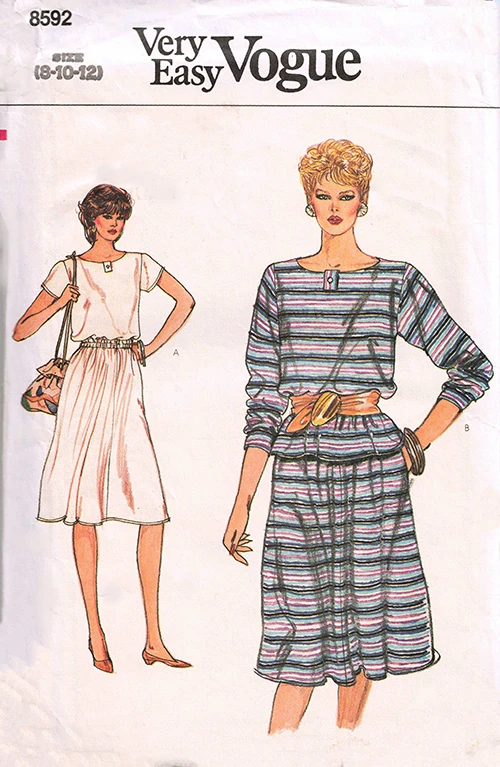 Vogue 8592 A | Vintage Sewing Patterns | Fandom