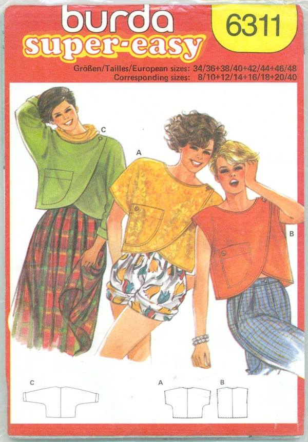 Burda 6311 | Vintage Sewing Patterns | Fandom