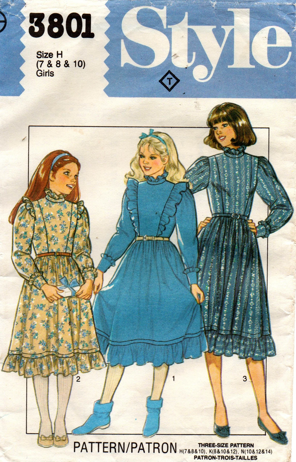 Style 3801 A | Vintage Sewing Patterns | Fandom