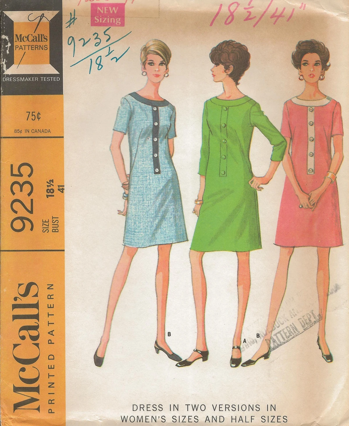 McCall's 9235 | Vintage Sewing Patterns | Fandom