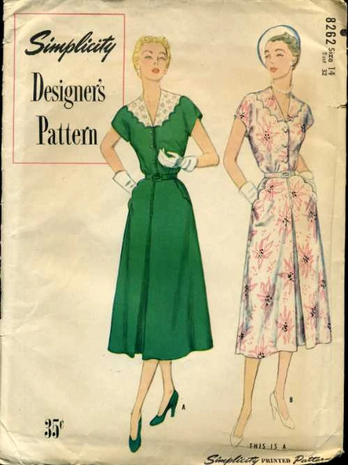 Simplicity 8262 | Vintage Sewing Patterns | Fandom