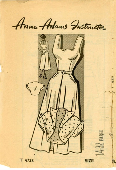 Anne Adams T4738 | Vintage Sewing Patterns | Fandom