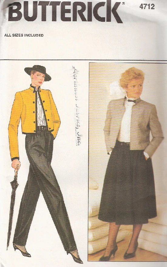 Butterick 4712 A | Vintage Sewing Patterns | Fandom
